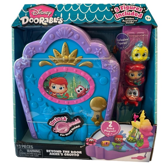 Disney | Toys | Disney Doorables Beyond The Door Ariels Grotto Little ...